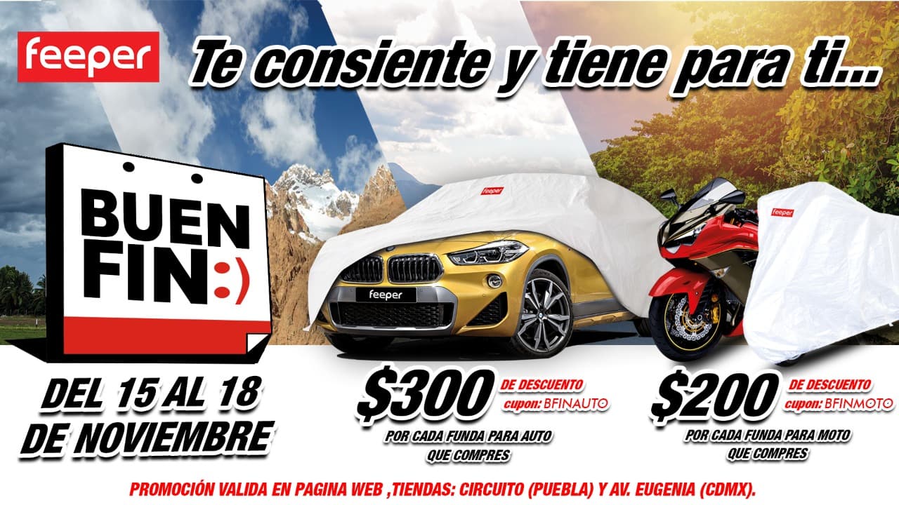 Feeper Fundas para Autos y Motos – Fundas para autos, motos, bicicletas ...